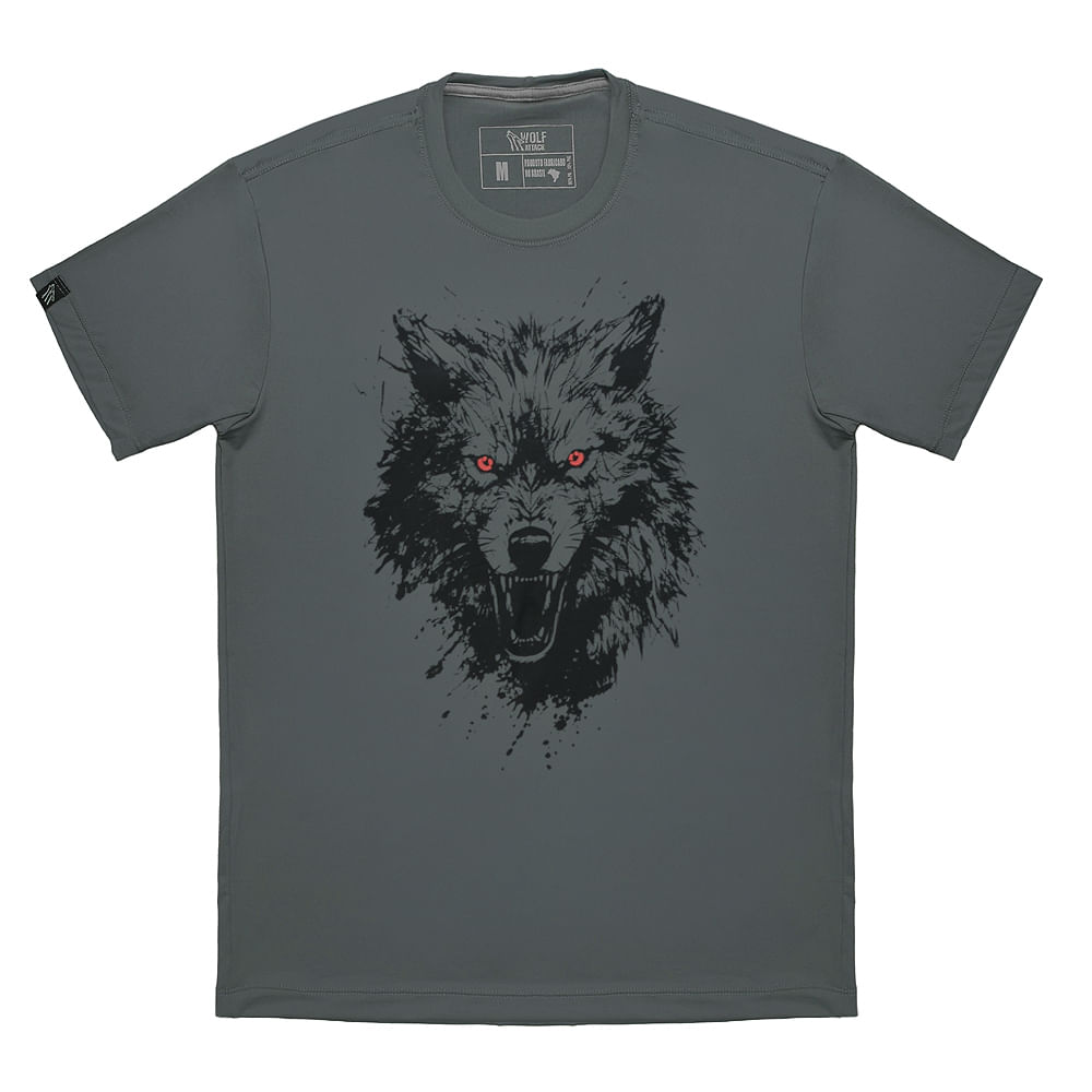 Camiseta Wolf Attack Airtech - Ataque do Lobo Cinza - Wolf Attack ...